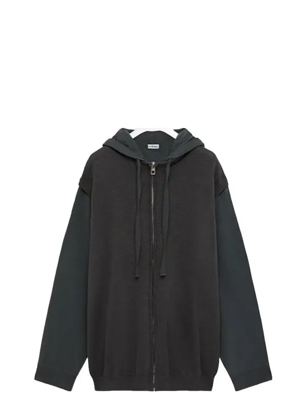 Loewe Zippered Hoodie - Dark Grey