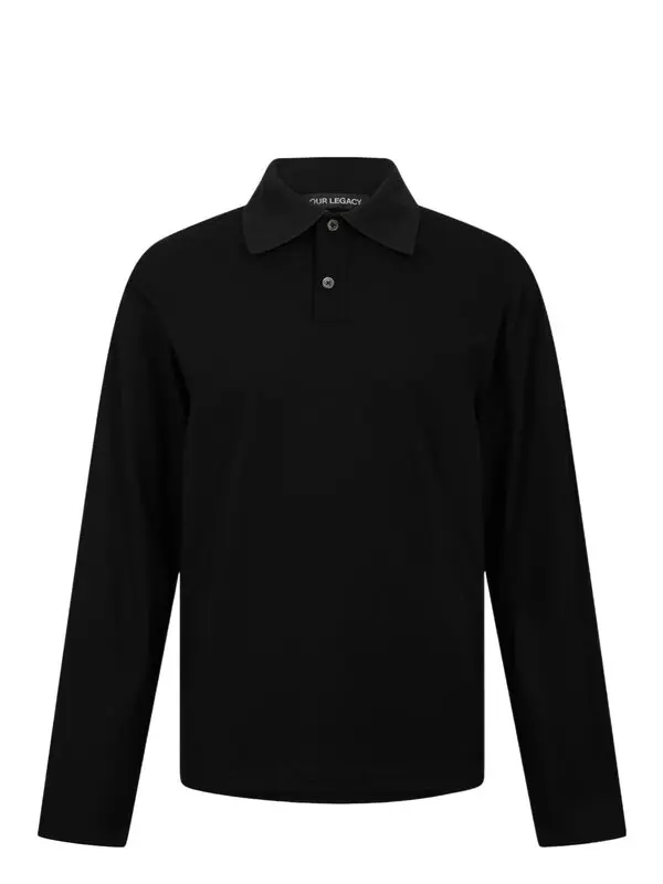 Our Legacy Our Rugby Ls Polo Sn62 - Black