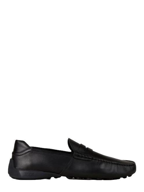 TOD'S Automobili Lamborghini Leather Driving Slip-ons - Black