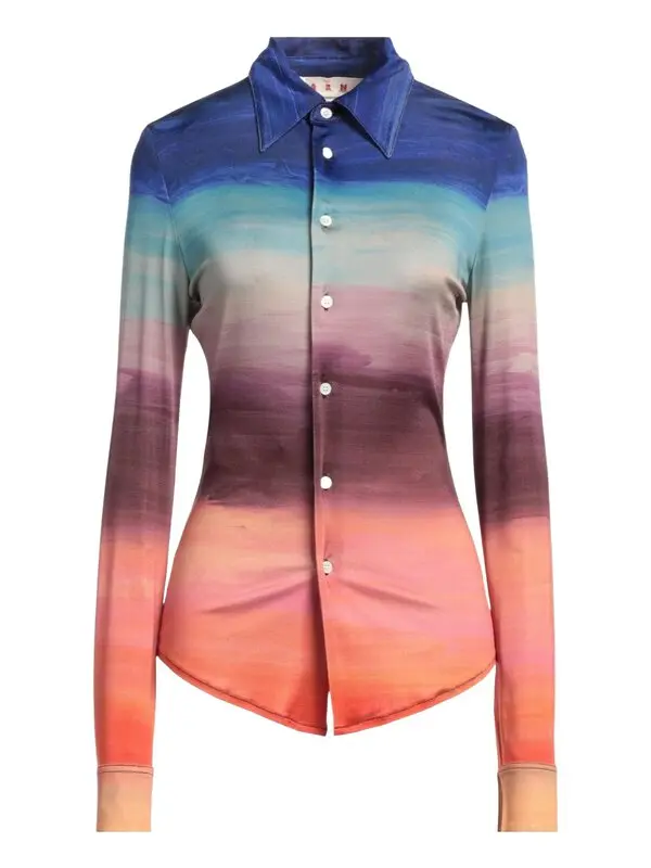 Marni Printed Jersey Shirt - Pink
