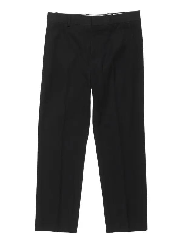 Acne Studios Pressed-crease Tailored Trousers - Black