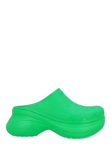 Balenciaga Rubber Mules And Clogs - Green