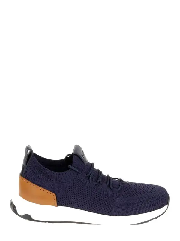 TOD'S Knit Low-top Lace-up Sneakers - Black