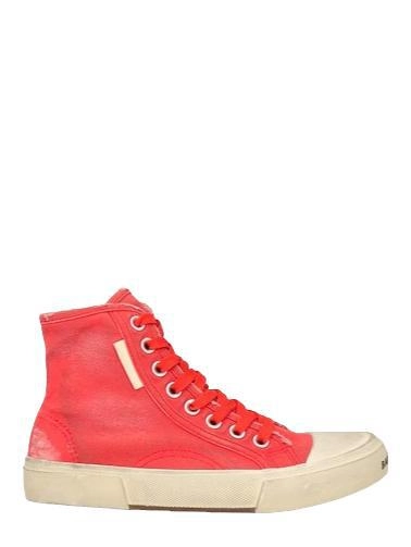 Balenciaga High-top Canvas Sneakers - Red