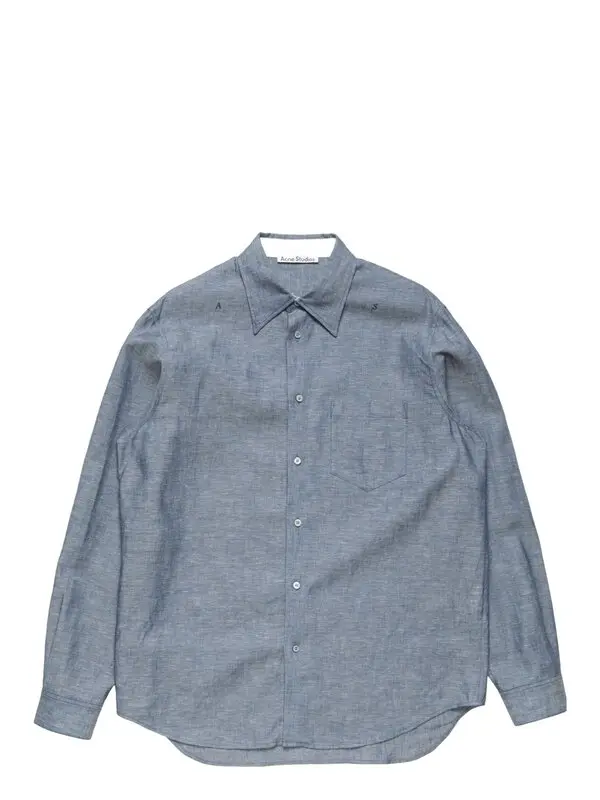 Acne Studios Chambray Button-up Shirt - Medium Blue