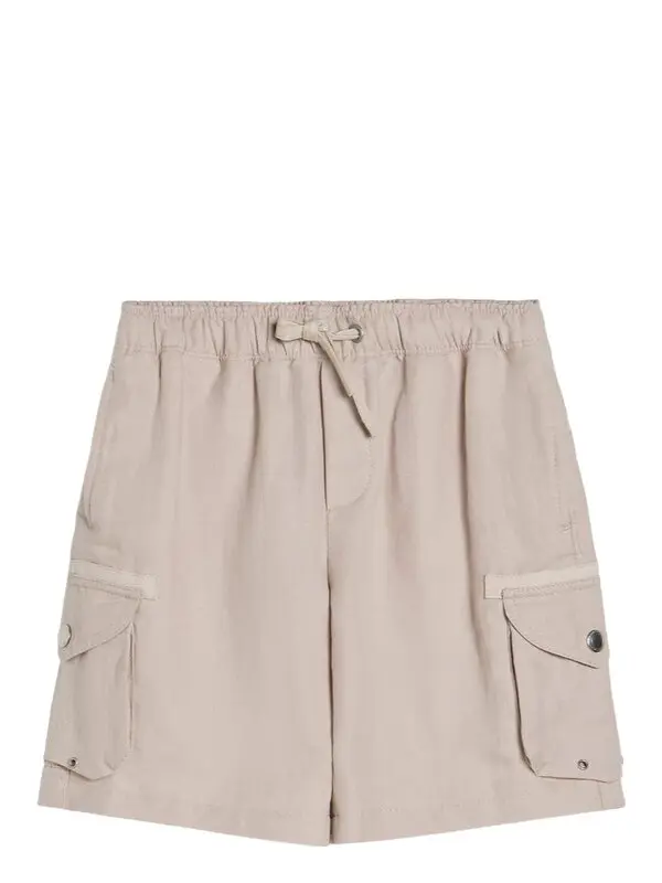 Brunello Cucinelli Cargo Drawstring Shorts - Nude