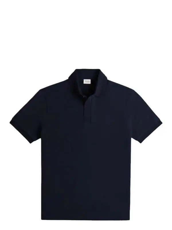 TOD'S Cotton Polo Shirt - Blue