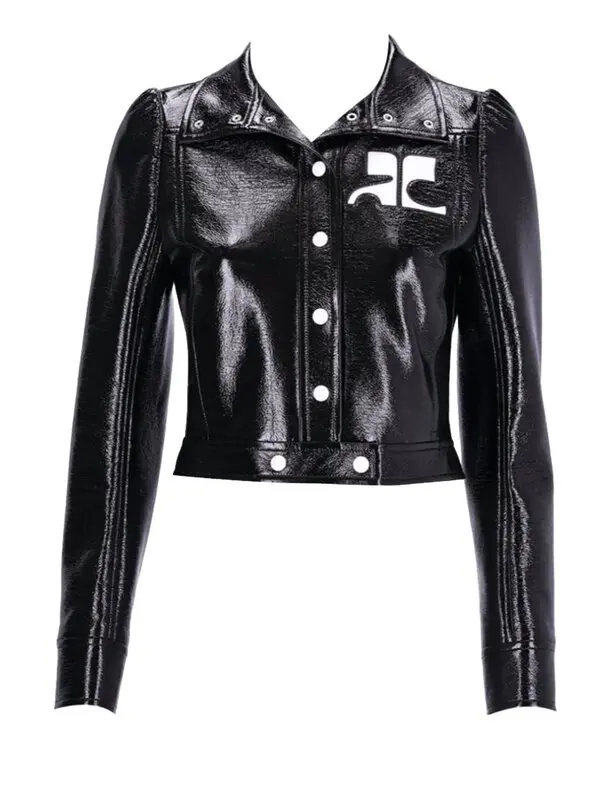 COURREGES Long-sleeved Embellished Jacket - Black