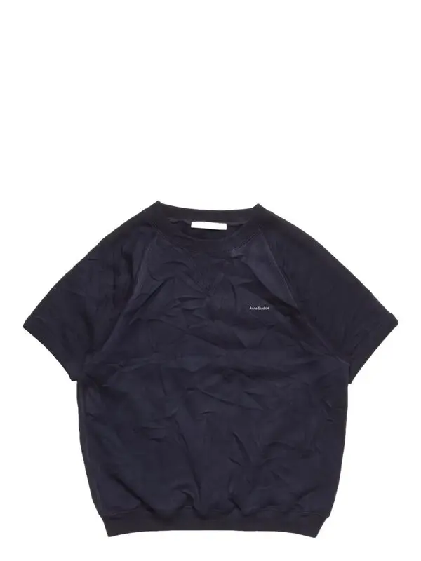 Acne Studios Crinkled Short-sleeve Top - Black