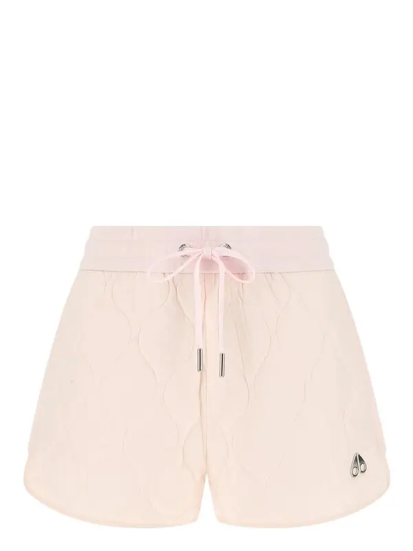 Moose Knuckles Quilted Drawstring Shorts - Pink