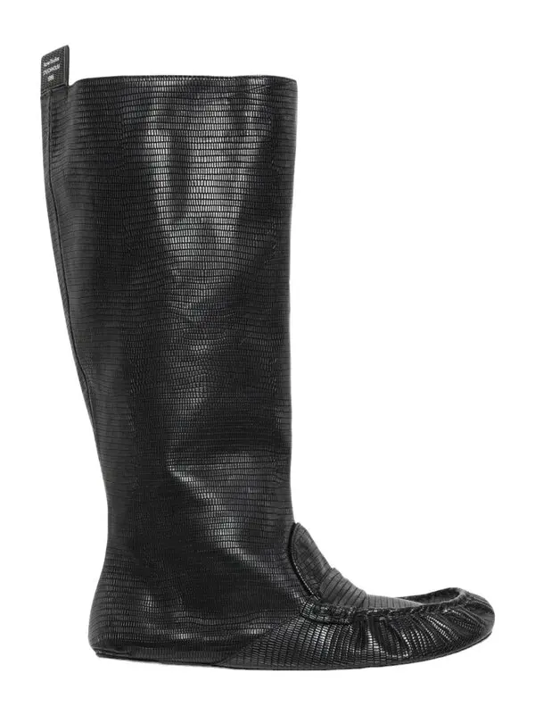 Acne Studios Slouch Moccasin Knee-high Boots - Black
