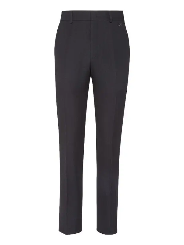 Fendi Straight Leg Tailored Trousers - Black