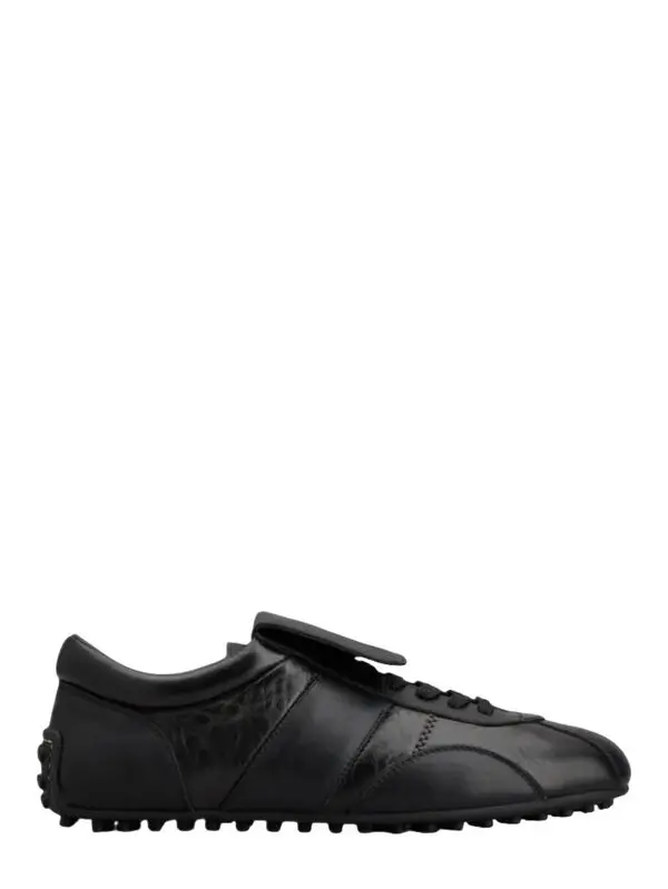 TOD'S Leather Sneakers - Black