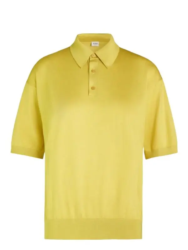 TOD'S Button-fastening Polo Shirt - Yellow