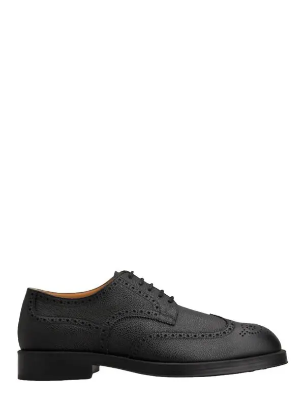 TOD'S Leather Lace-up Brogues - Black