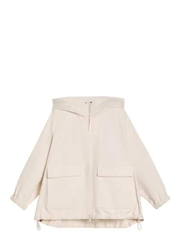 Brunello Cucinelli Hooded Zip-up Jacket With Pockets - Pink