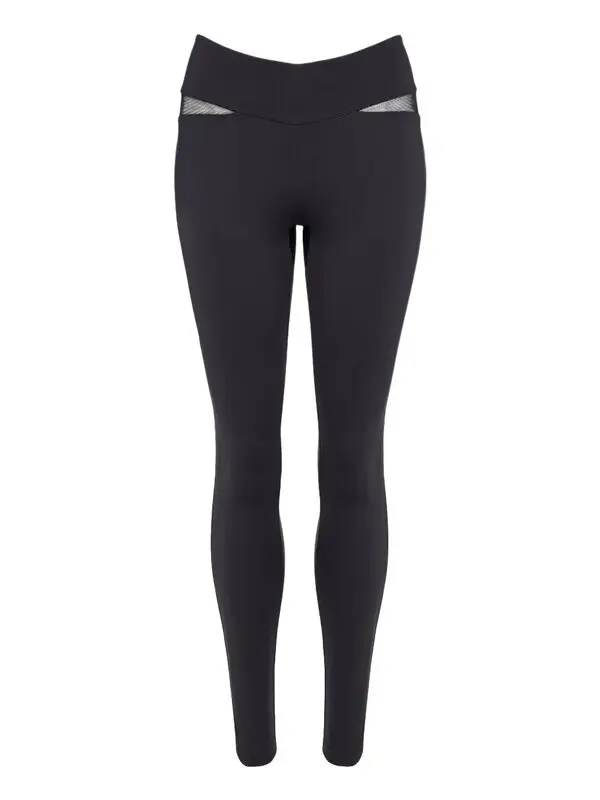 ERES Comaneci Leggings With Mesh Panels - Black