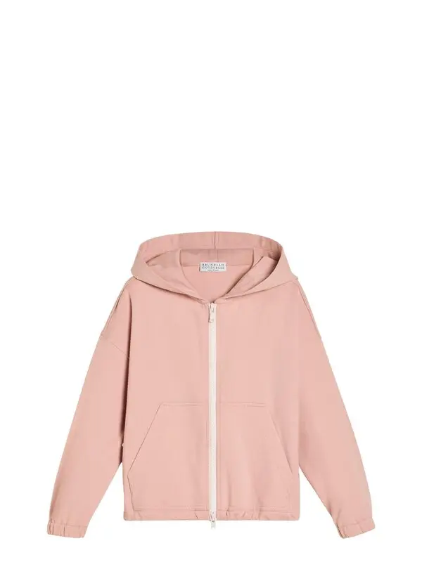 Brunello Cucinelli Zip-up Hoodie - Pink