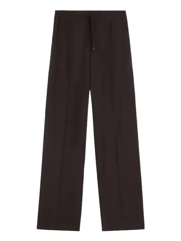 TOD'S Drawstring Pleated Casual Pants - Brown