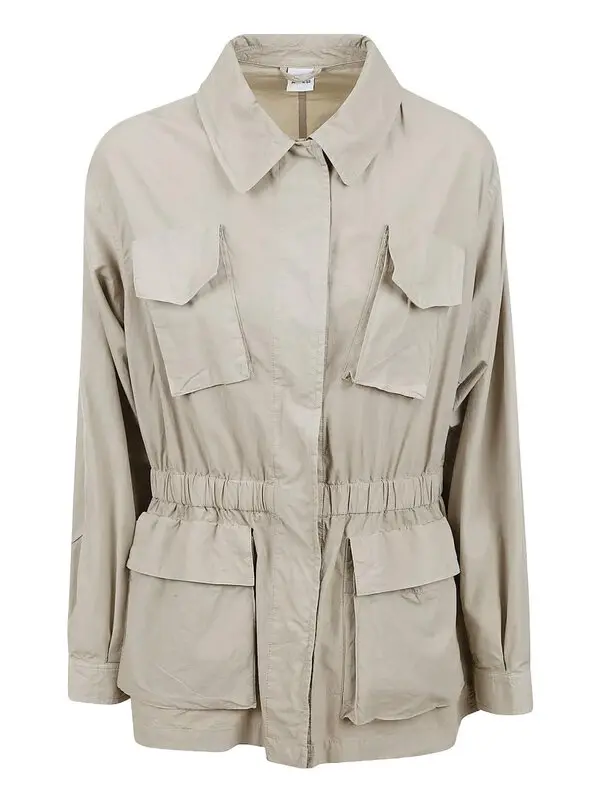 Aspesi Drawstring Utility Jacket - Nude