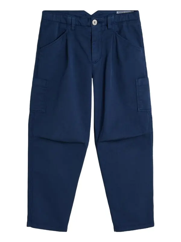 Brunello Cucinelli Side-pocket Trousers - Denim