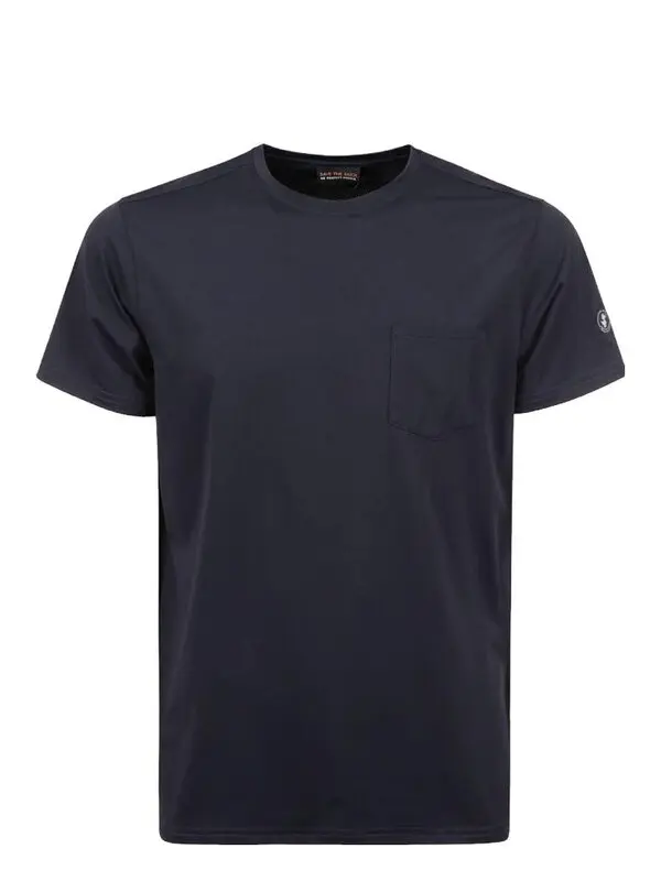 SAVE THE DUCK Chest Pocket T-shirt - Black