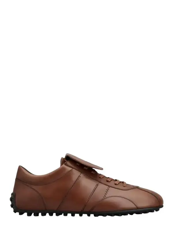 TOD'S T-marathon Calfskin Sneakers - Brown