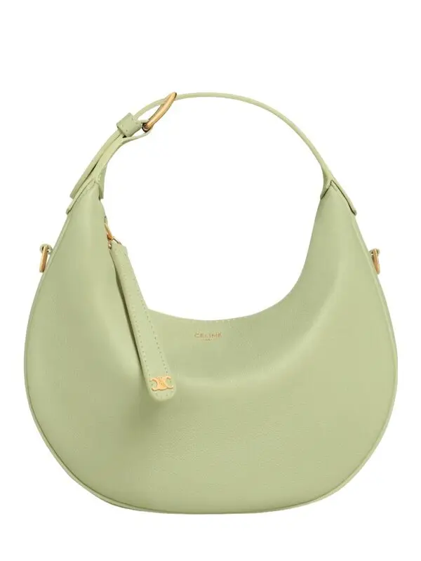 Celine Teen Lulu Grained Calfskin Shoulder Bag - Sage