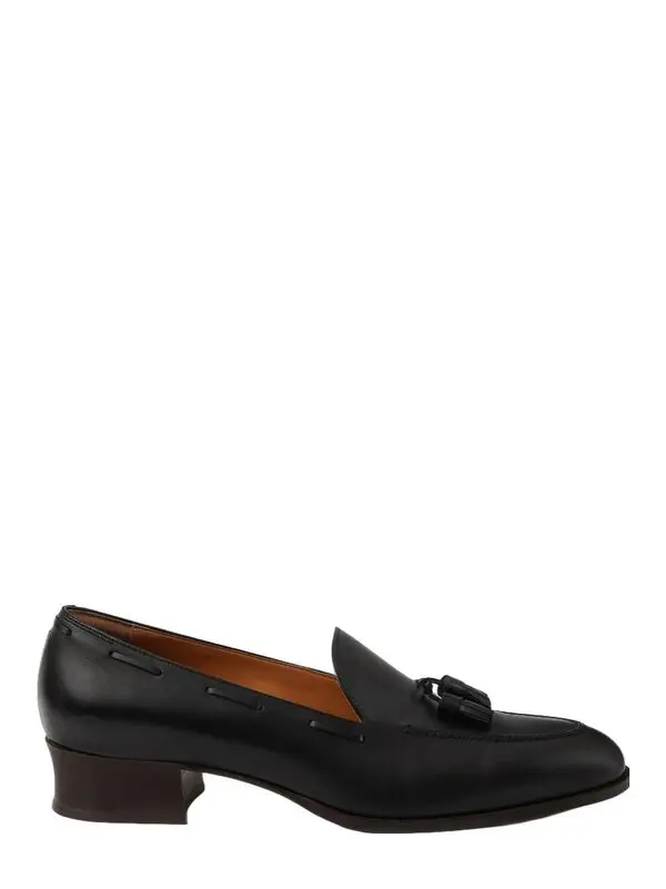 Loro Piana Serge Tassel Loafers - Black