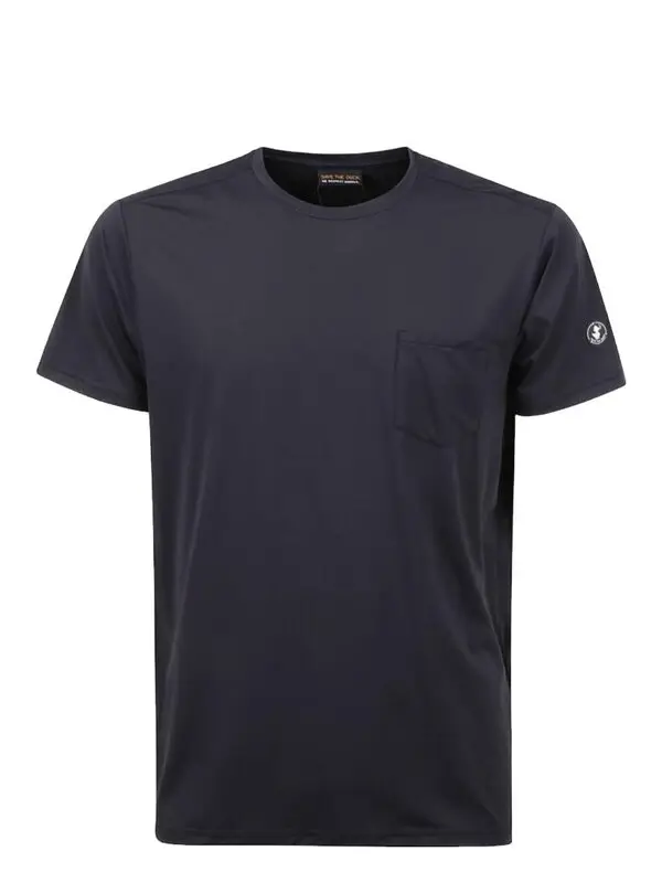 SAVE THE DUCK Chest Pocket T-shirt - Black
