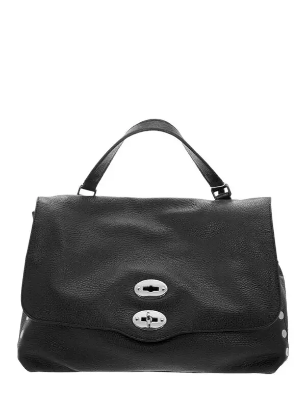 ZANELLATO Logo Shoulder Bag - Black