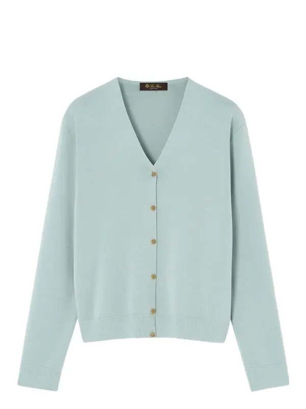 Loro Piana Siena Cardigan - Pearl Cloud