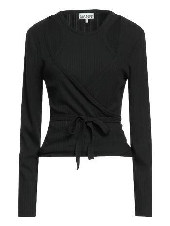 GANNI Tops - Black