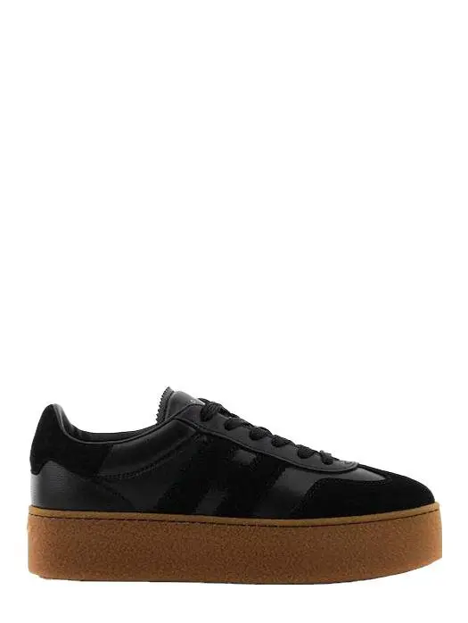 Hogan H681 Side H Patch Sneakers - Black