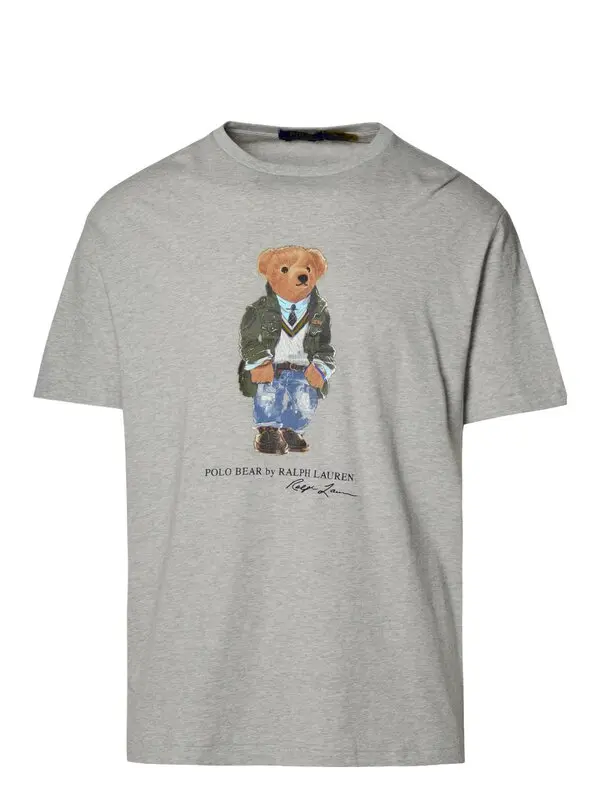 Polo Ralph Lauren Classic Fit Polo Bear Jersey T-shirt - Gray