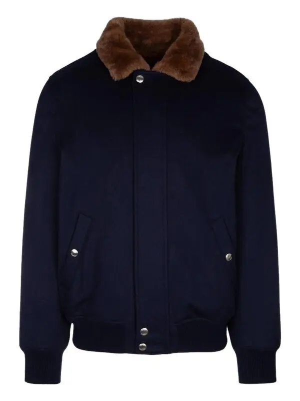 Brunello Cucinelli Padded Bomber Jacket - Black
