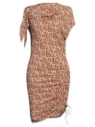 Isabel Marant Étoile Leopard Print Bodycon Dress - Brown