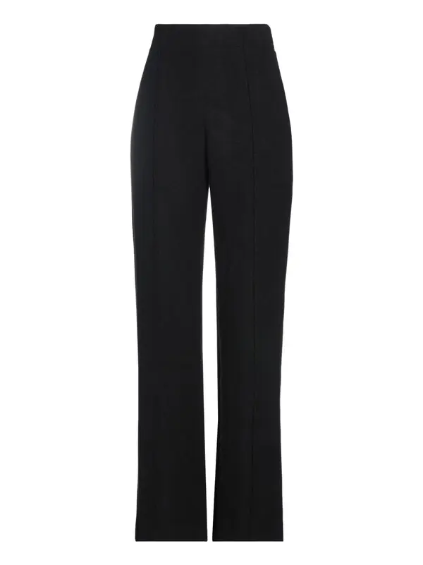 Chloé High Waisted Wide Leg Trousers - Black