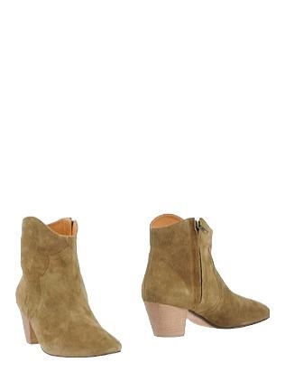 Isabel Marant Étoile Suede Ankle Boots - Green