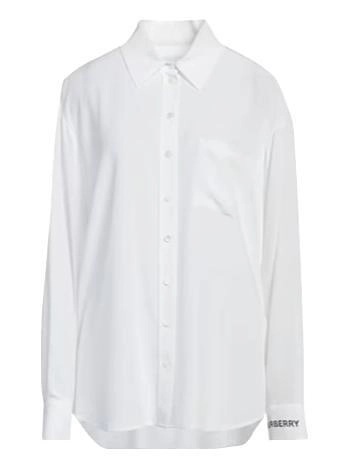 Burberry Silk Shirt - White