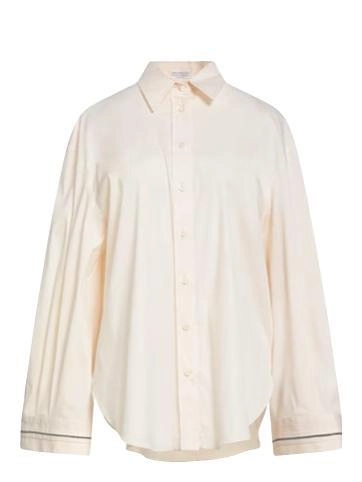 Brunello Cucinelli Stretchy Poplin Shirt - White