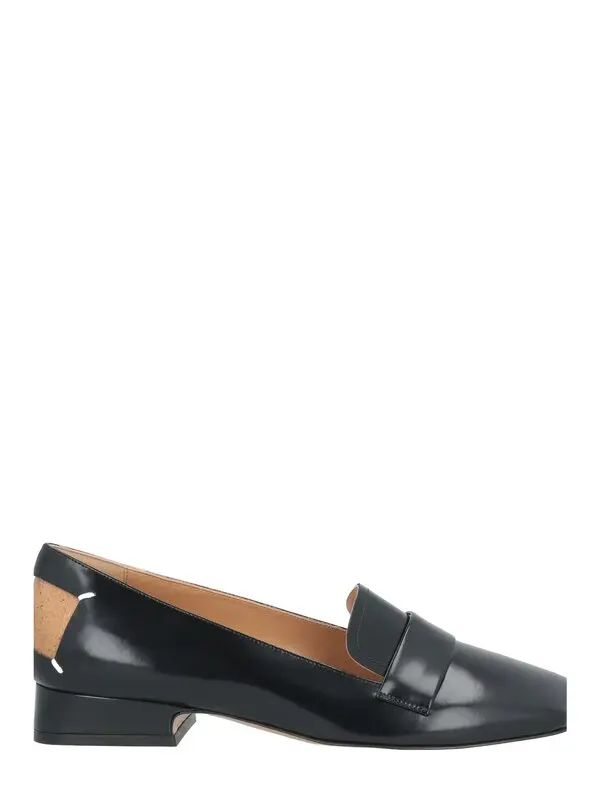 MAISON MARGIELA Glossed-leather Loafers - Black