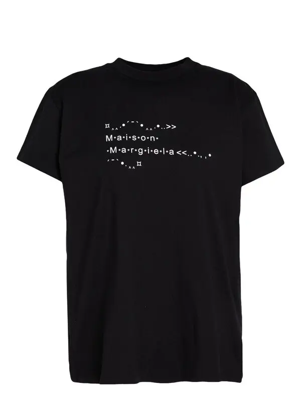 MAISON MARGIELA Logo-print T-shirt - Black