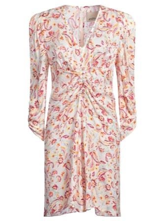 Isabel Marant Étoile Floral Printed Cinched-waist Dress - Pink