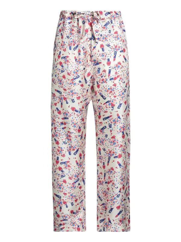 MAISON MARGIELA Printed Trousers - White