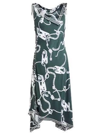 Burberry Midi Dress - Green