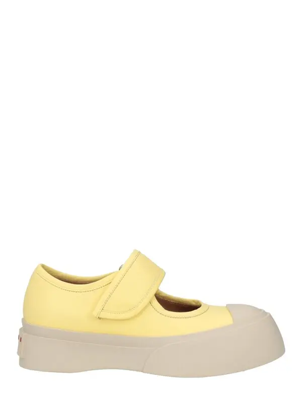 Marni Mary Jane Ballet Flats - Nude