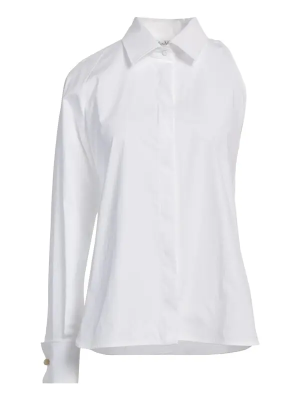 Max Mara Single-sleeve Shirt - White