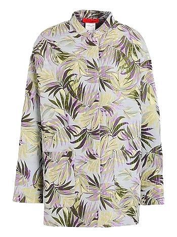 MAXCO. Max&co. Floral Print Jacquard Jacket - Nude