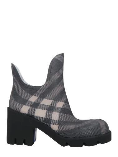 Burberry Printed Ankle Boots - Black